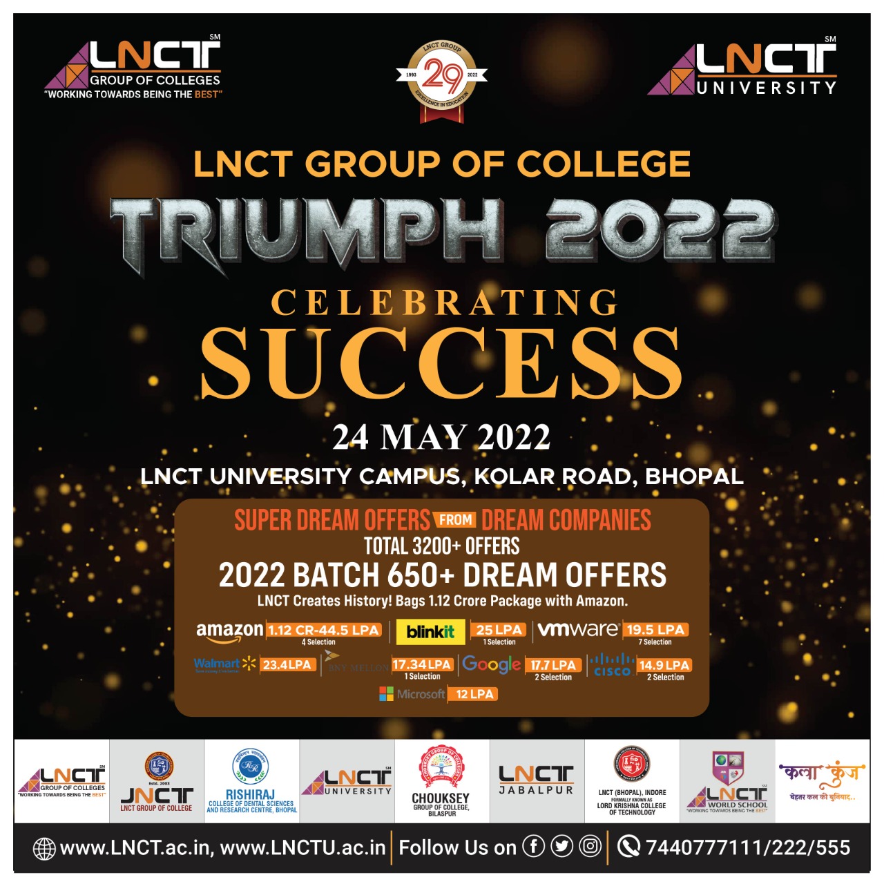 Triumph Is An Annual Placement Celebration Event | LNCT Group