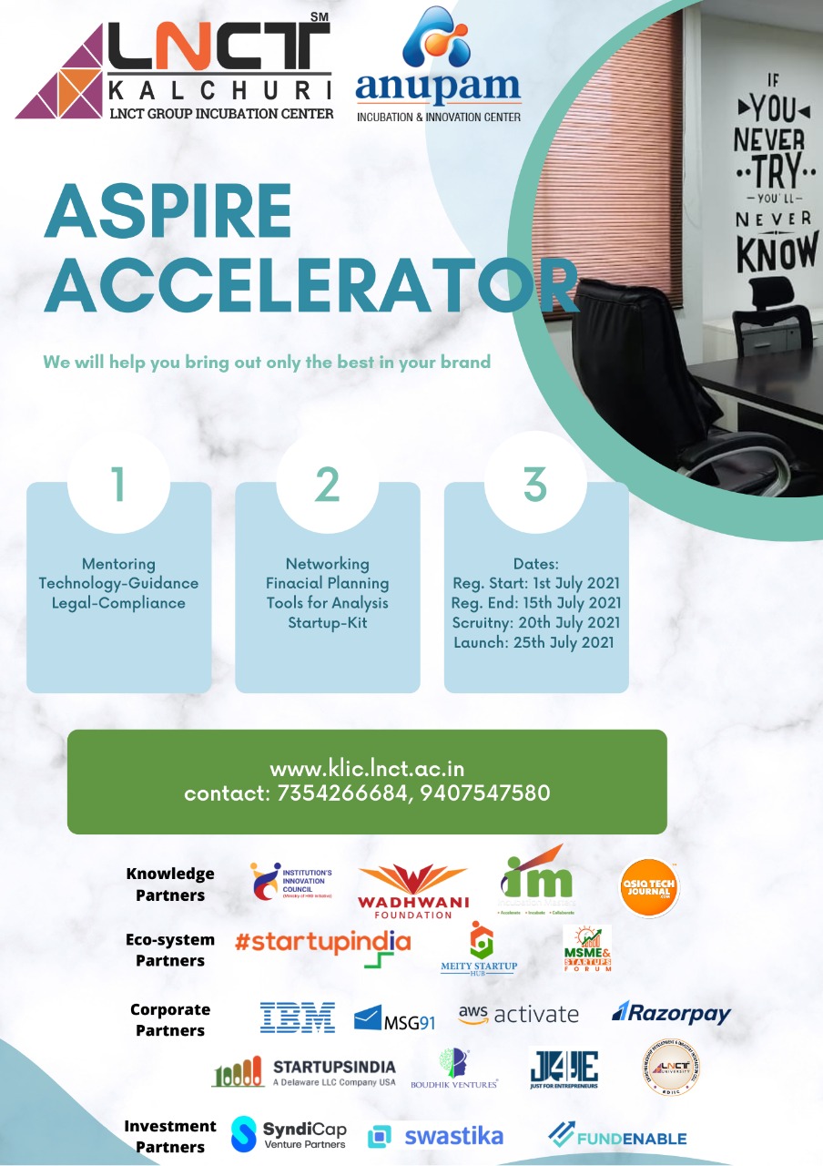 KLIC LNCT & AIIC Organize Events Aspire Accelerator | LNCT Group
