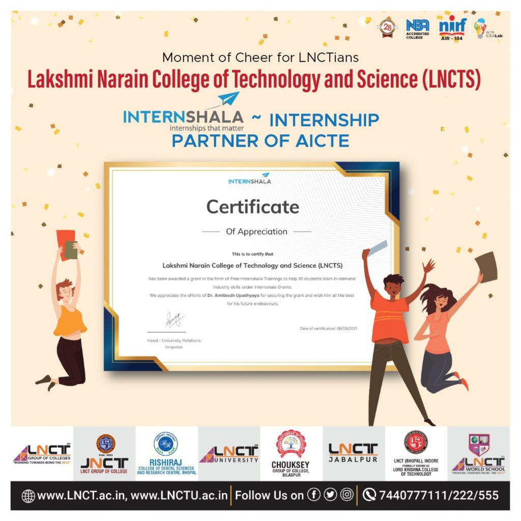 Achievements | LNCT Group Of Colleges
