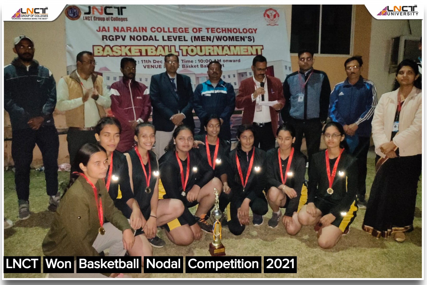 LNCT Won Basketball Nodal Competition | LNCT Group