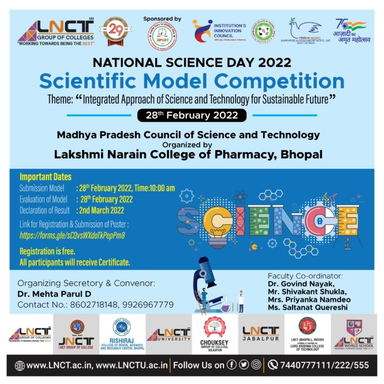 Model Competition On National Science Day | LNCT Group