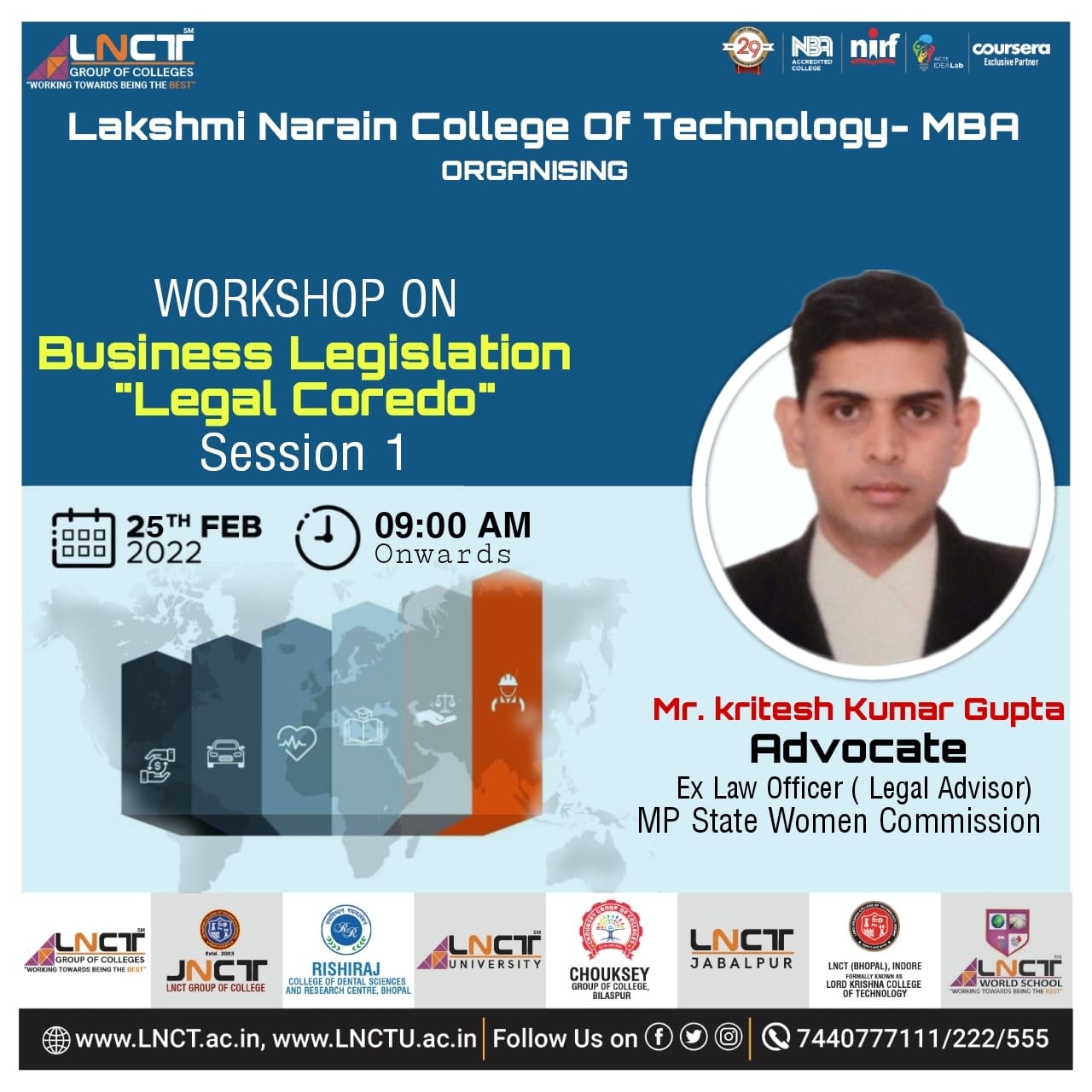 Workshop On Business Legislation | Legal Coredo By Department Of MBA ...