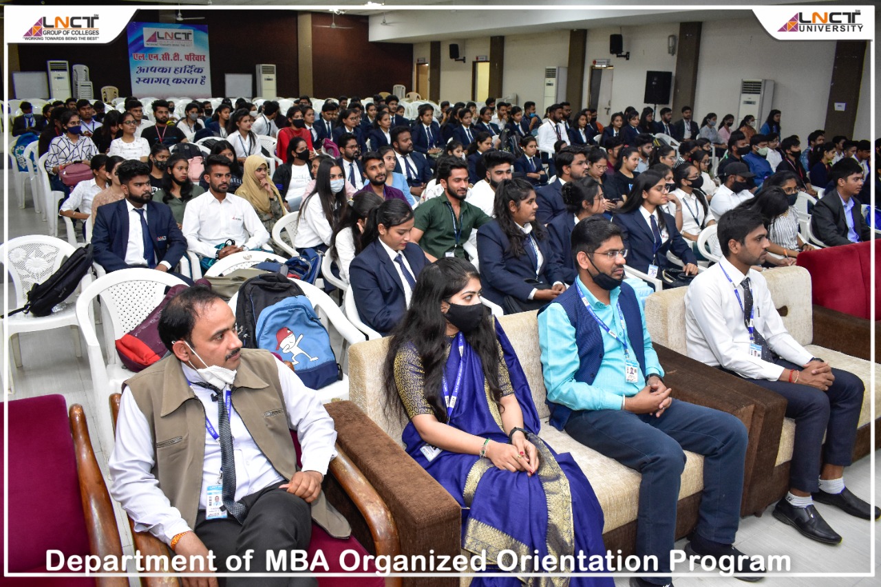 Orientation Program Of Department Of MBA | LNCT Group