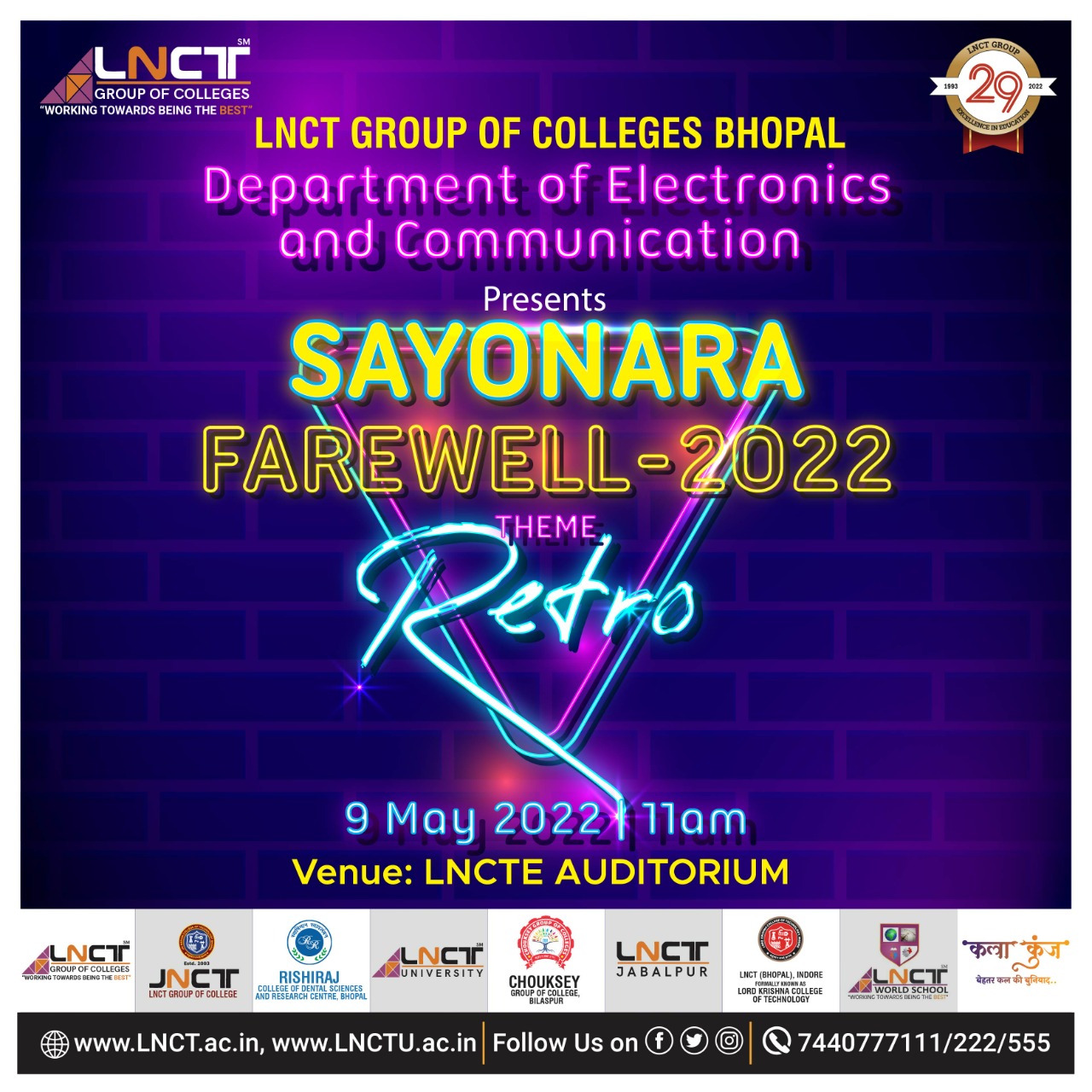 EC Department Presents Sayonara Farewell Party | LNCT Group