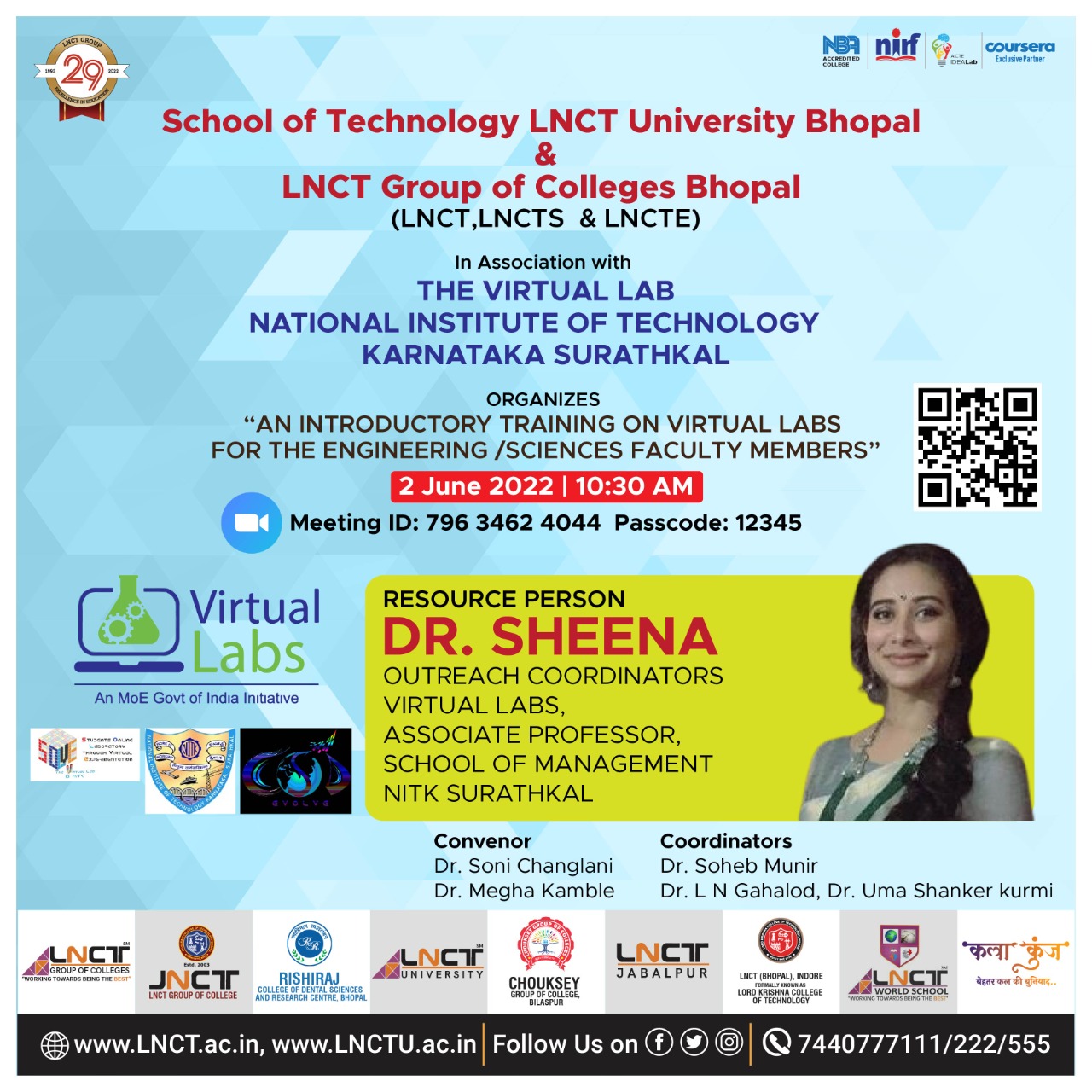 An Introductory Training On Virtual Lab | LNCT Group