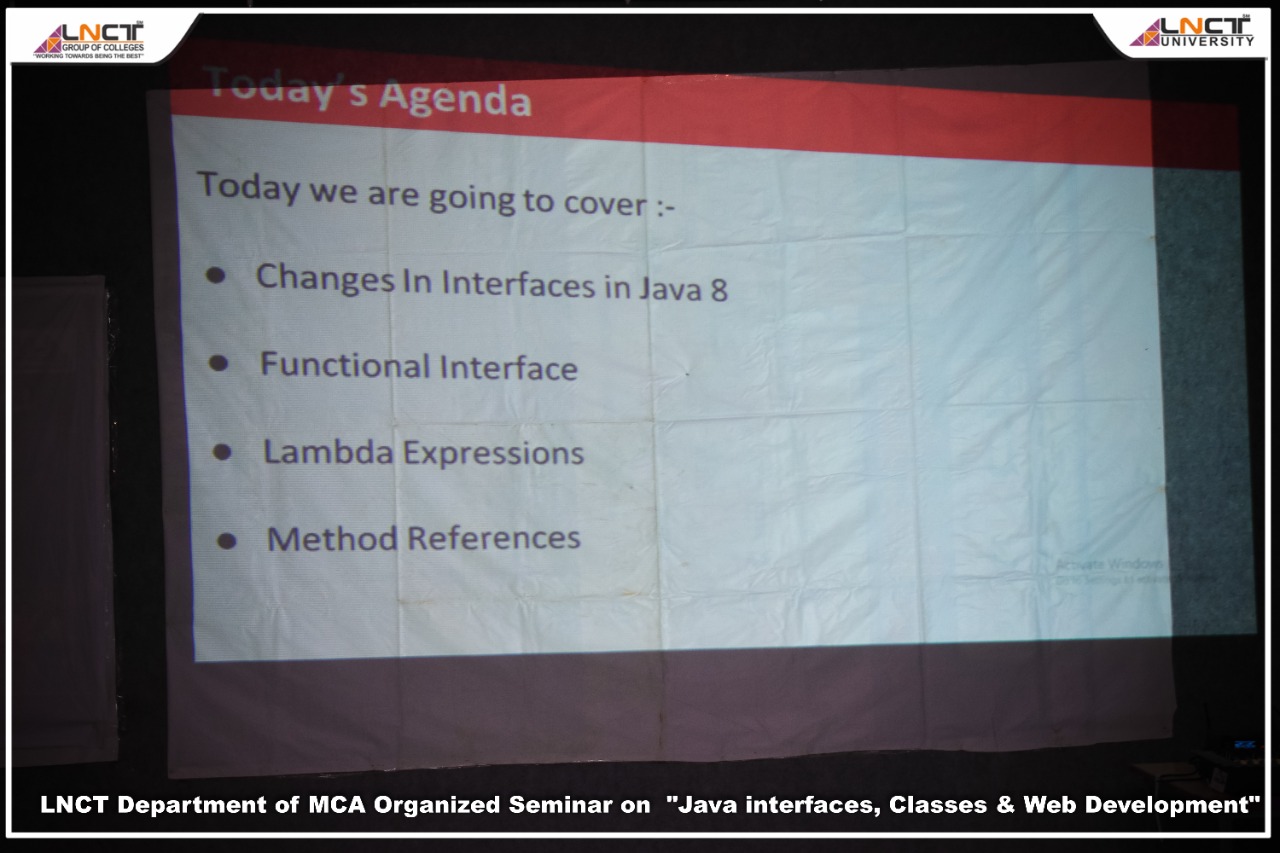 Seminar On Java Interface Classes Web Development | LNCT Group