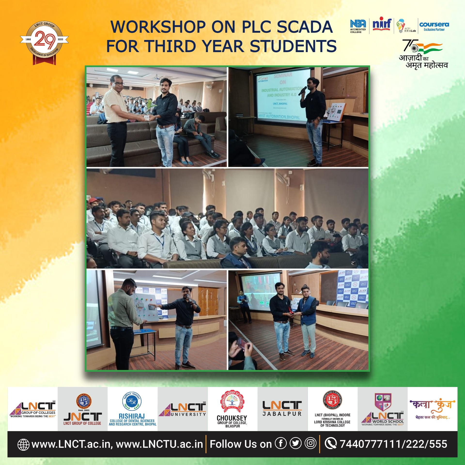 Workshop On PLC SCADA | LNCT Group