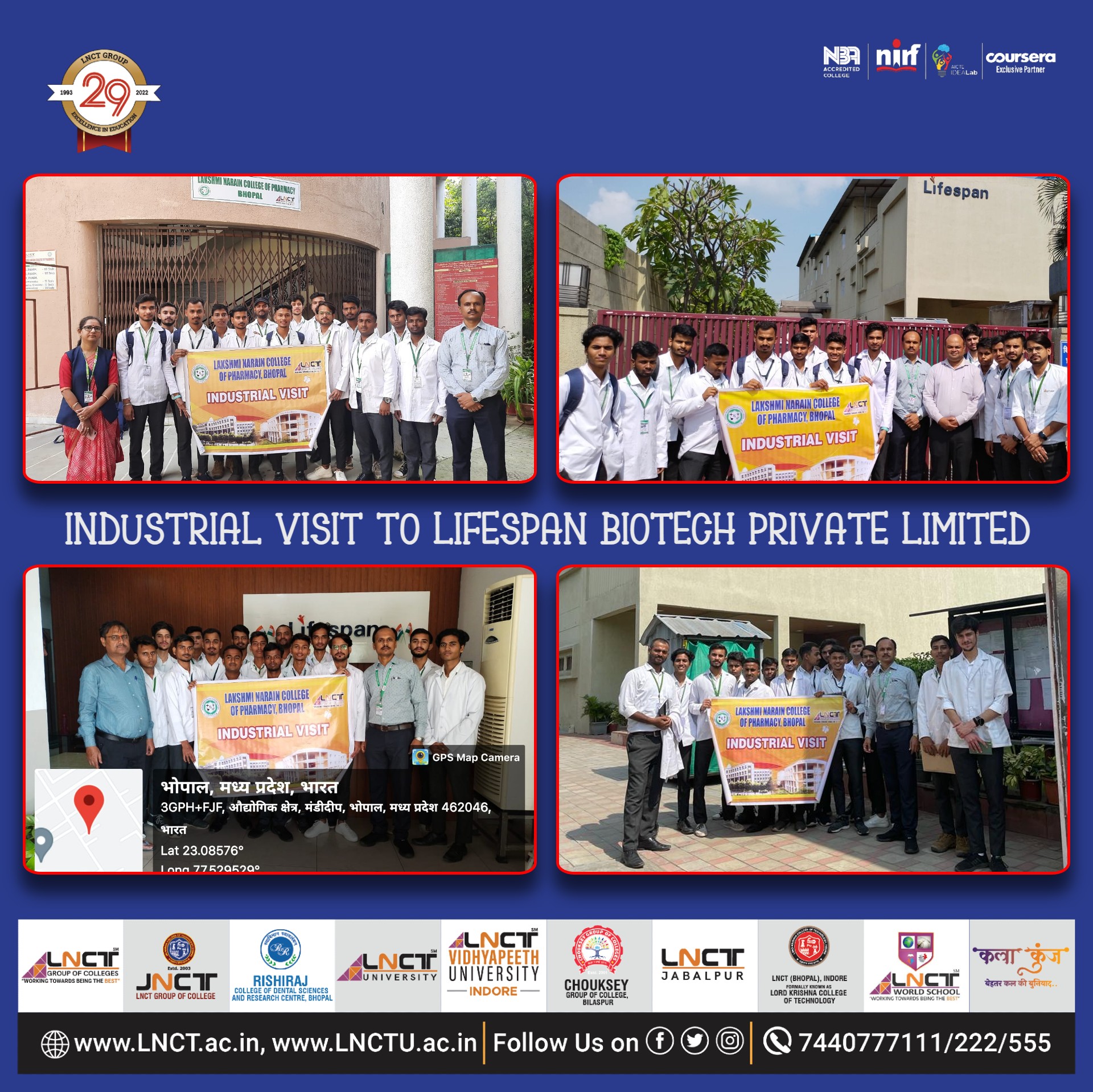 Industrial Visit To Lifespan Biotech Private Limited For B.Pharm. V ...