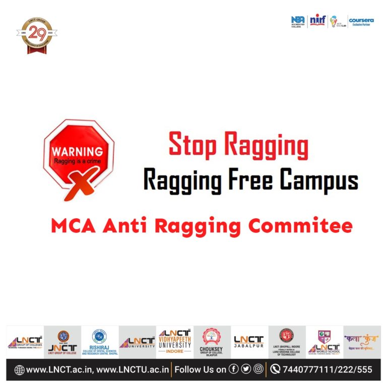 MCA Anti Ragging Commitee | LNCT Group