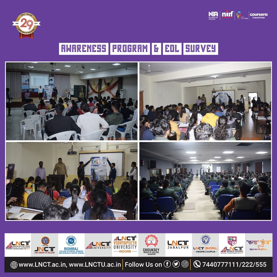 Awareness Program And Conducting EOL Survey | LNCT Group