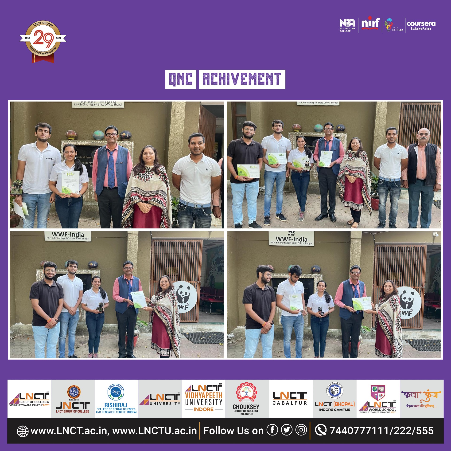 QNC Achivement | LNCT Group