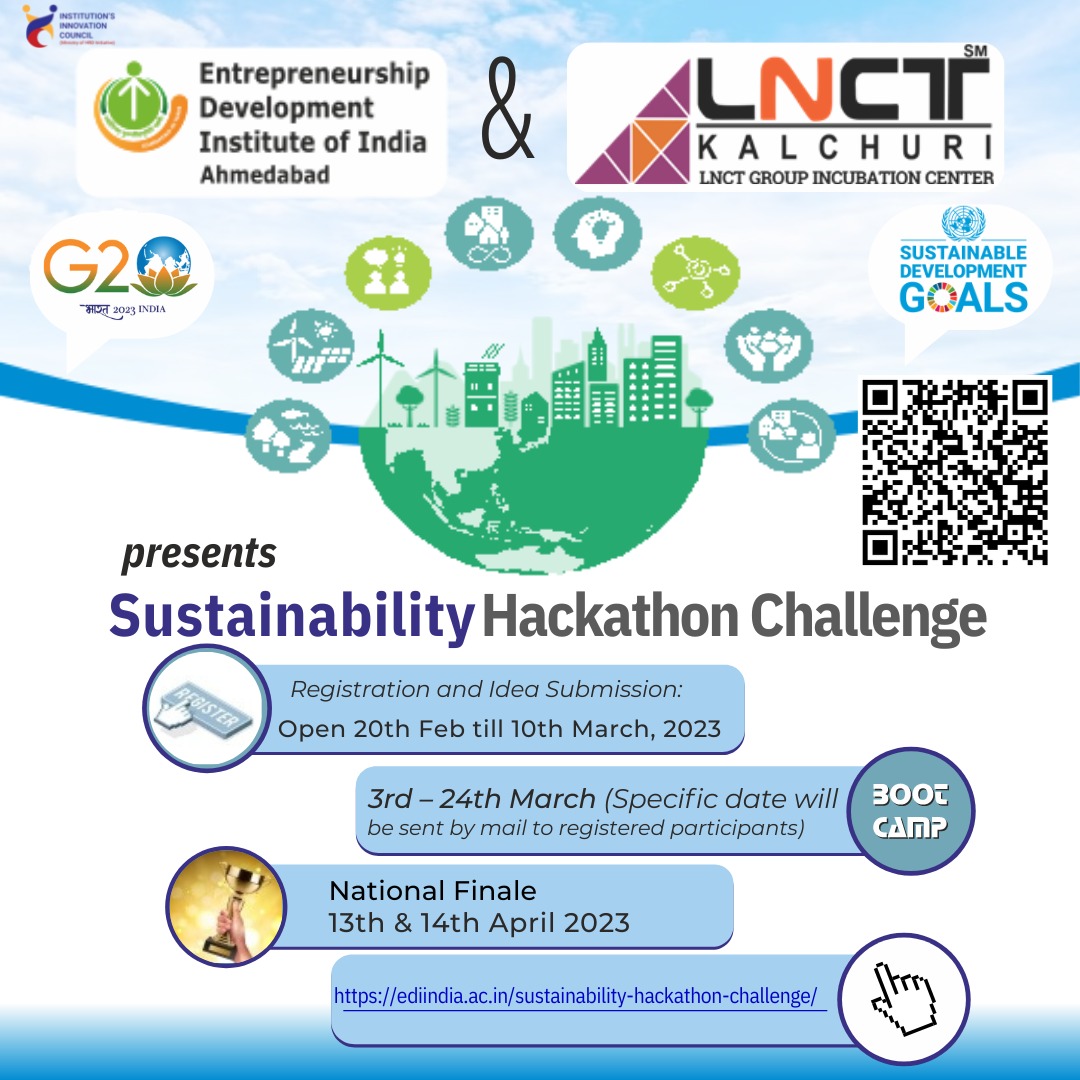 Join The Sustainability Hackathon Challenge And Contribute To A Better Future | LNCT Group