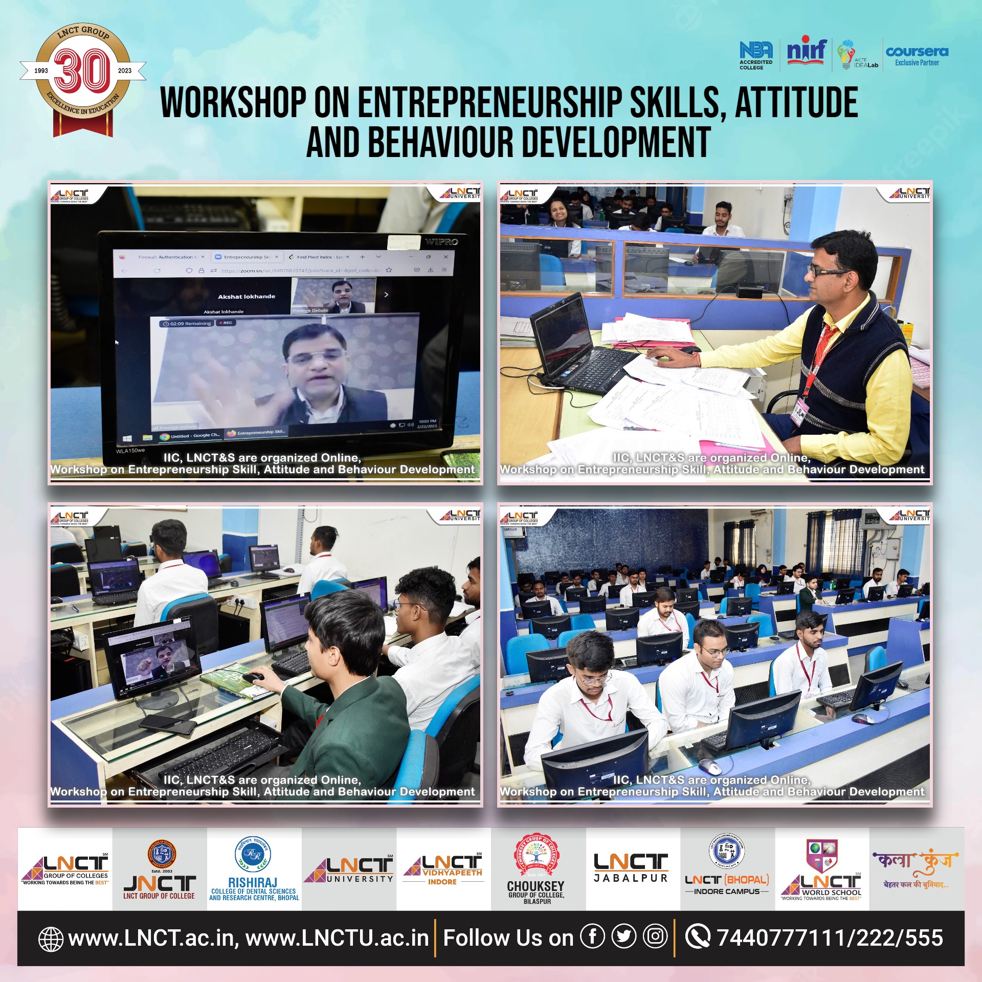 Workshop On Entrepreneurship Skills, Attitude And Behaviour Development ...