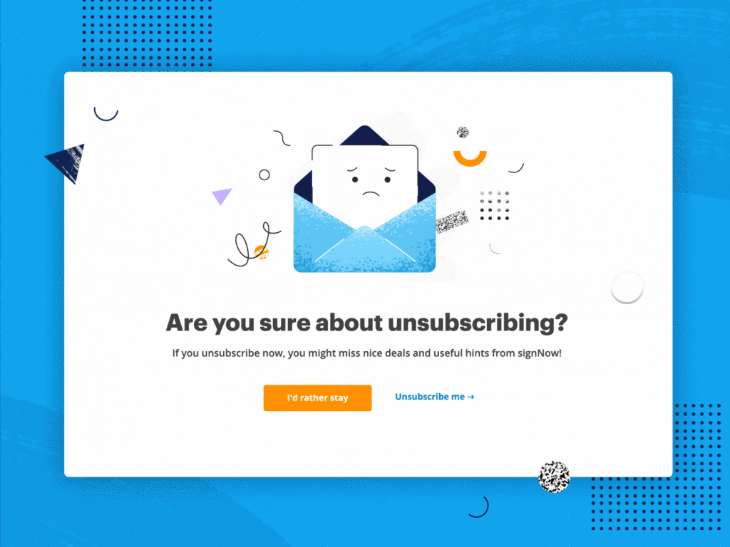 Unsubscribe