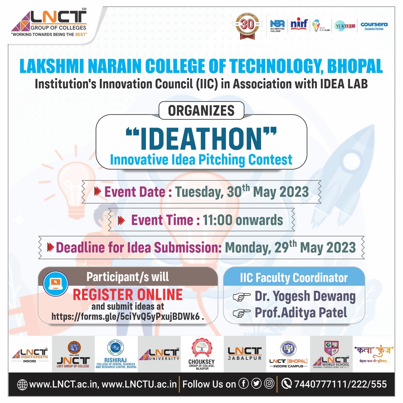 Innovative Idea Pitching Contest | LNCT Group