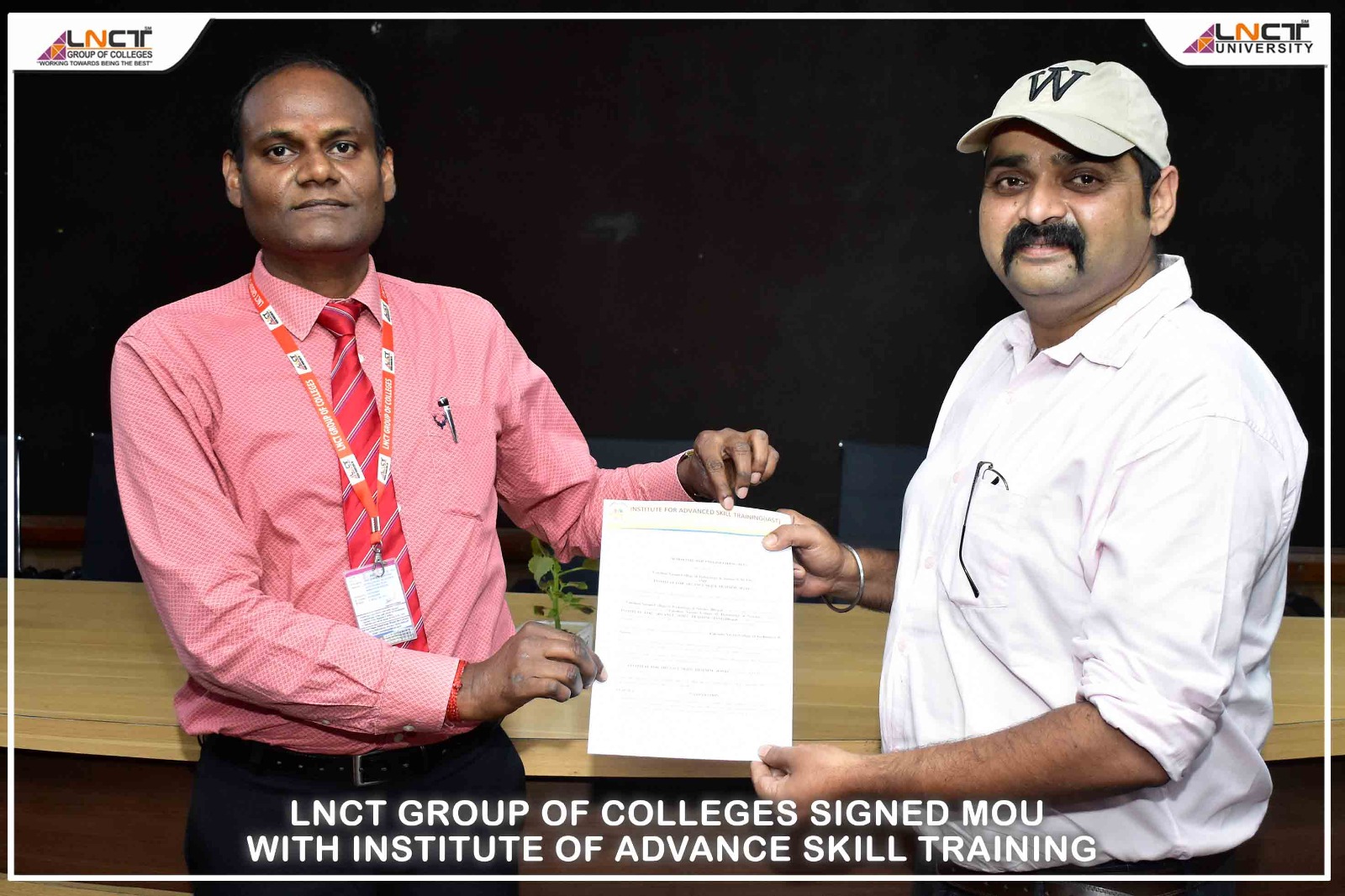 MOU With Institute Of Advance Skill Training | LNCT Group