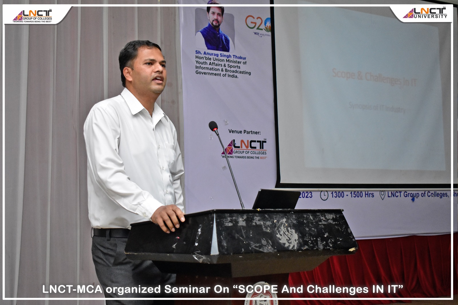 LNCT MCA Organized Seminar On Scope And Challenges In IT | LNCT Group