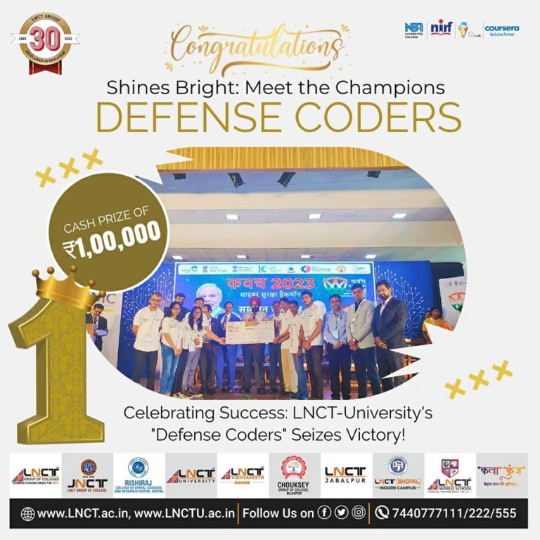 Kavach Hackathon - 2023 | LNCT Group