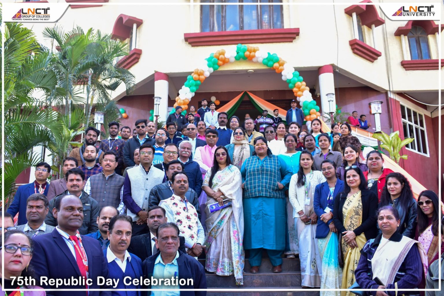 75th Republic Day Celebration Majestic 100-foot Tall National Flag ...