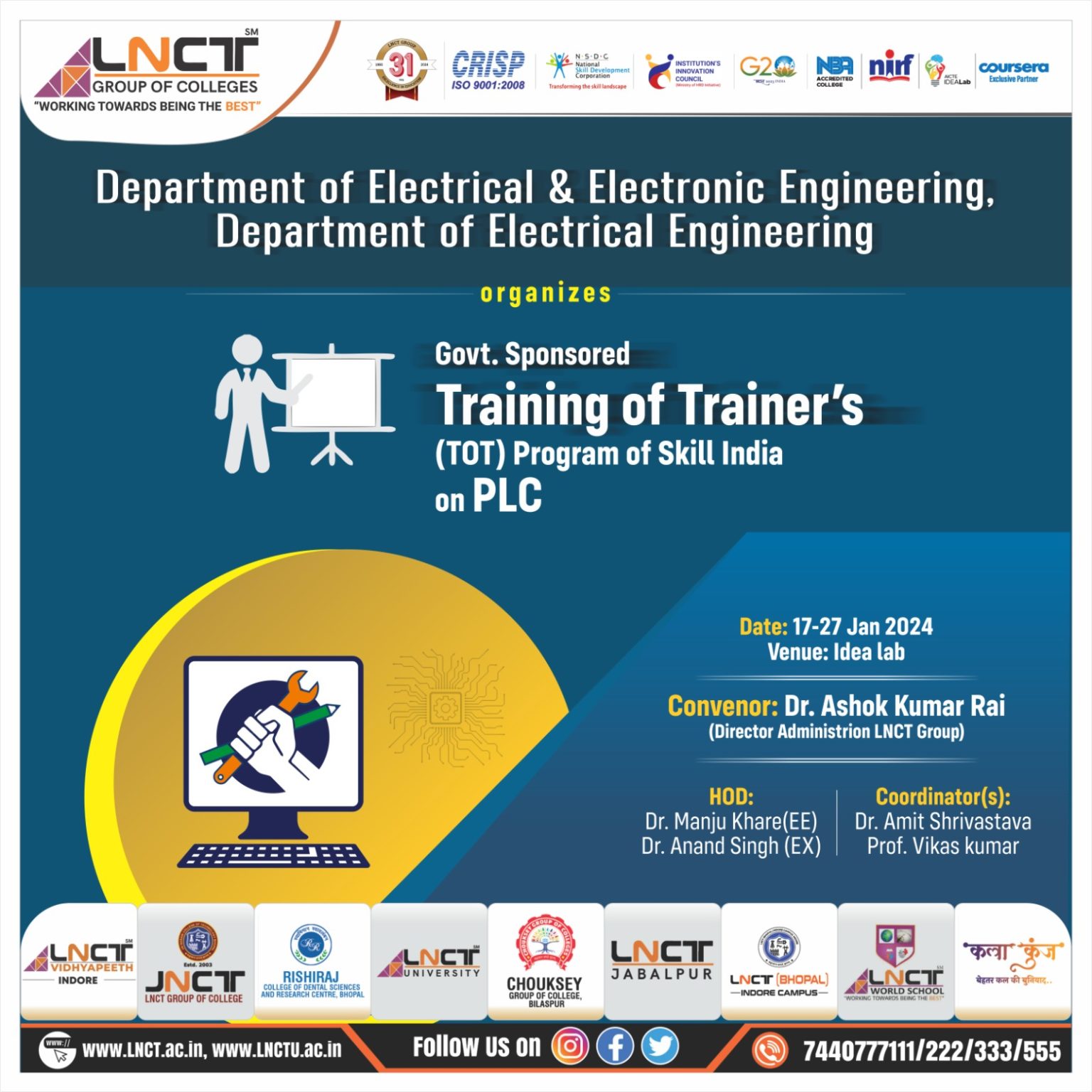 Training Of Trainers (TOT) Program | LNCT Group