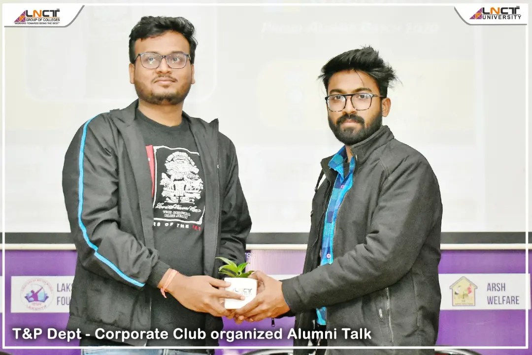 Alumni Interaction With Prefinal Year Students | LNCT Group