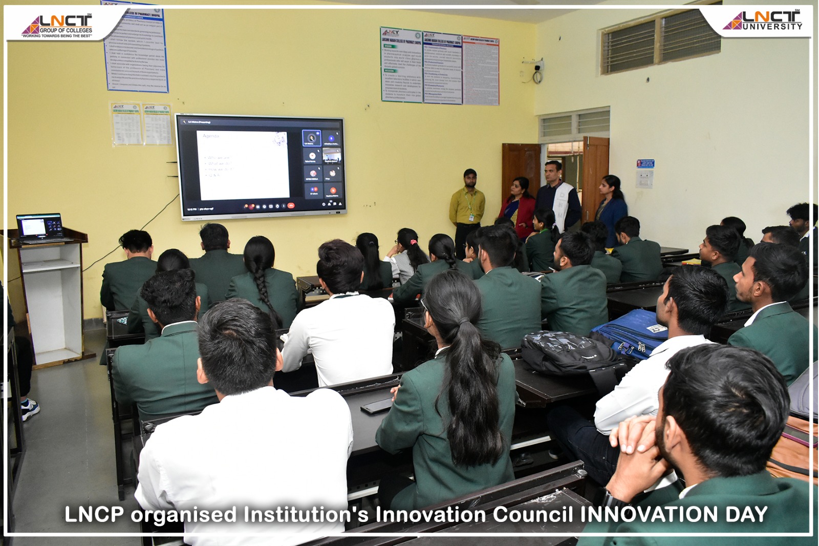 Online Session On Topic The Need Of Innovation And Skill Development | LNCT Group