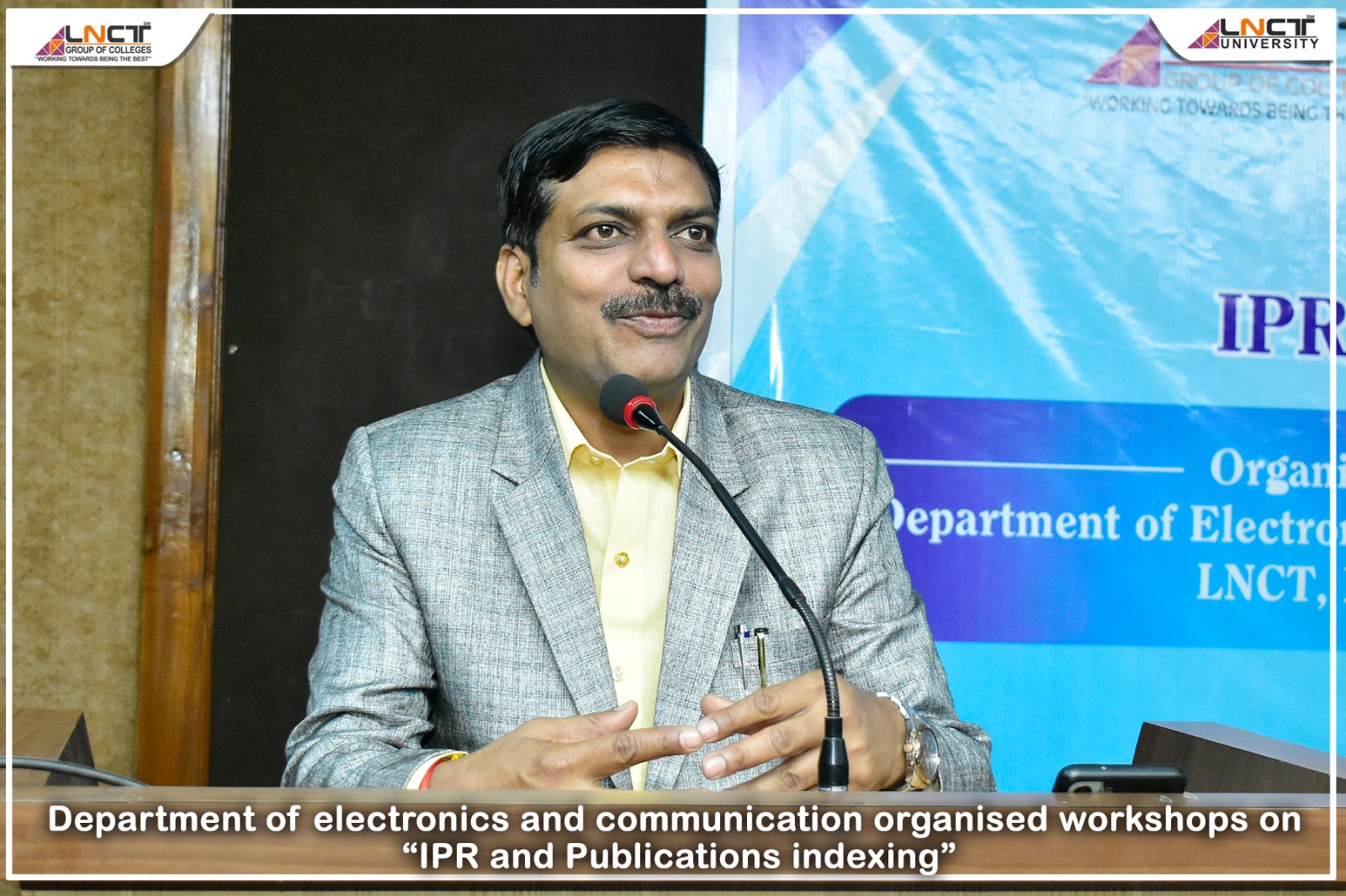 Workshops On IPR And Publications Indexing | LNCT Group