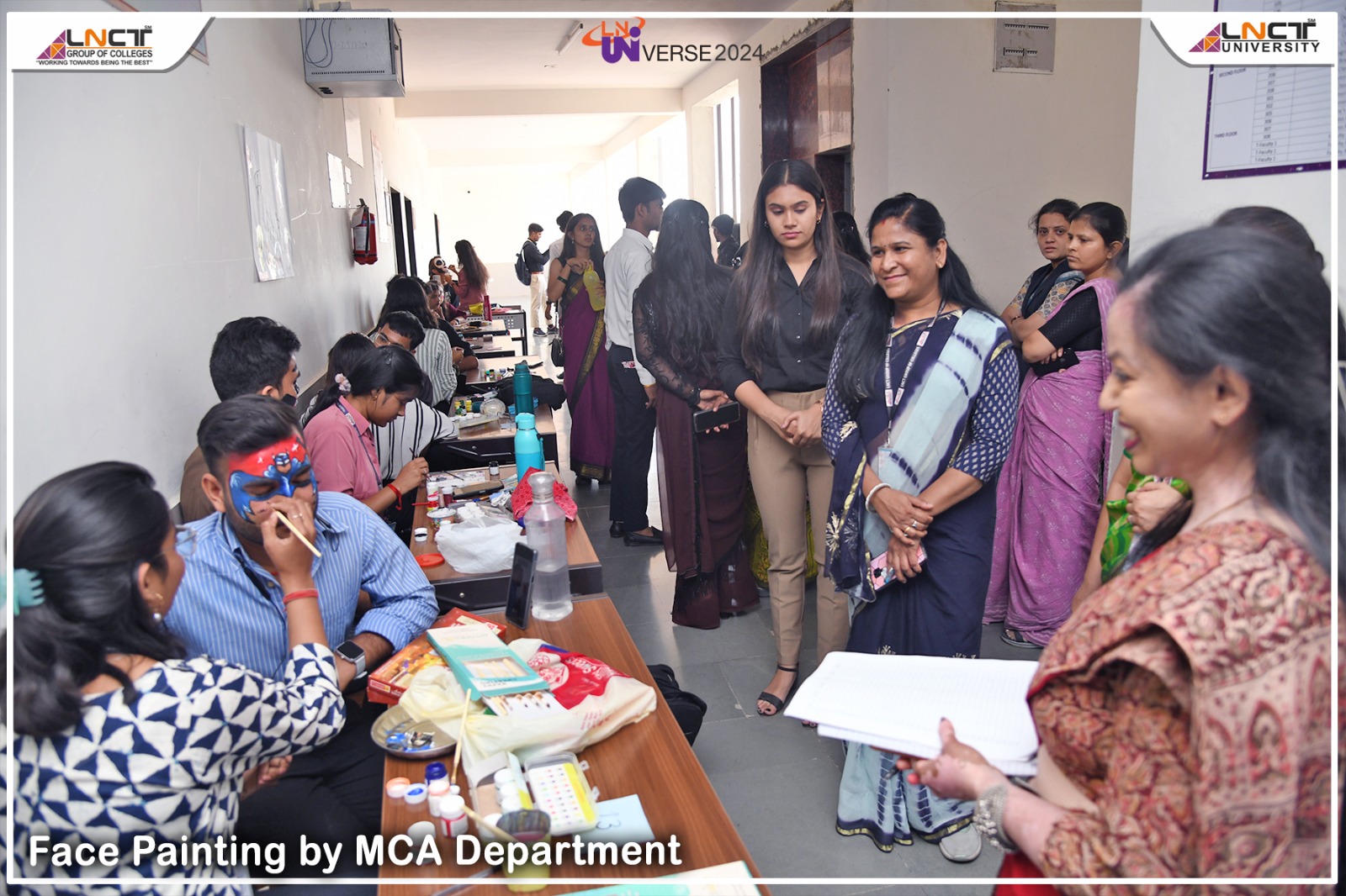 Face Painting Event Hosted By The MCA Department! | LNCT Group