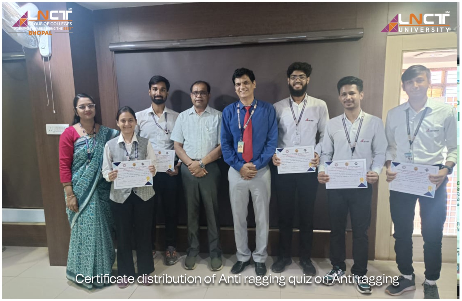 Celebration Of National Anti-Ragging Week | LNCT Group