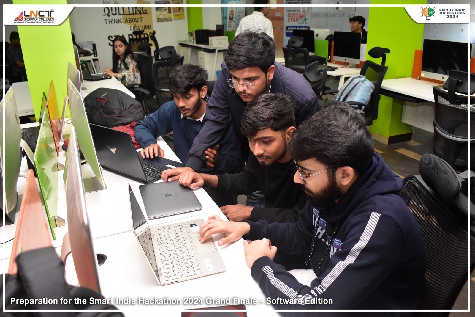 Glimpse Into Our Vibrant Preparations For The Smart India Hackathon 2024 | LNCT Group