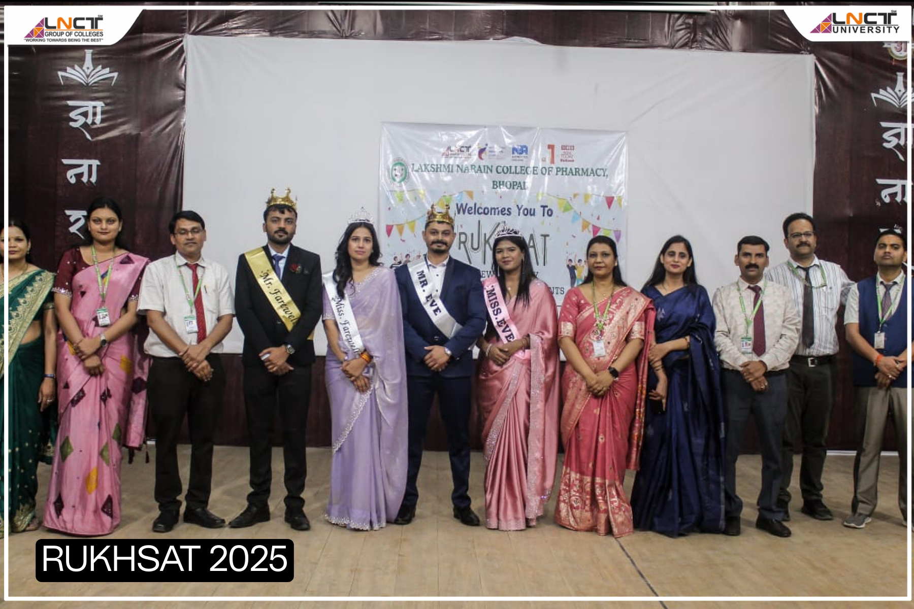 RUKHSAT 2025 A Heartfelt Send-off To The B. Pharm Stars Of LNCP | LNCT ...