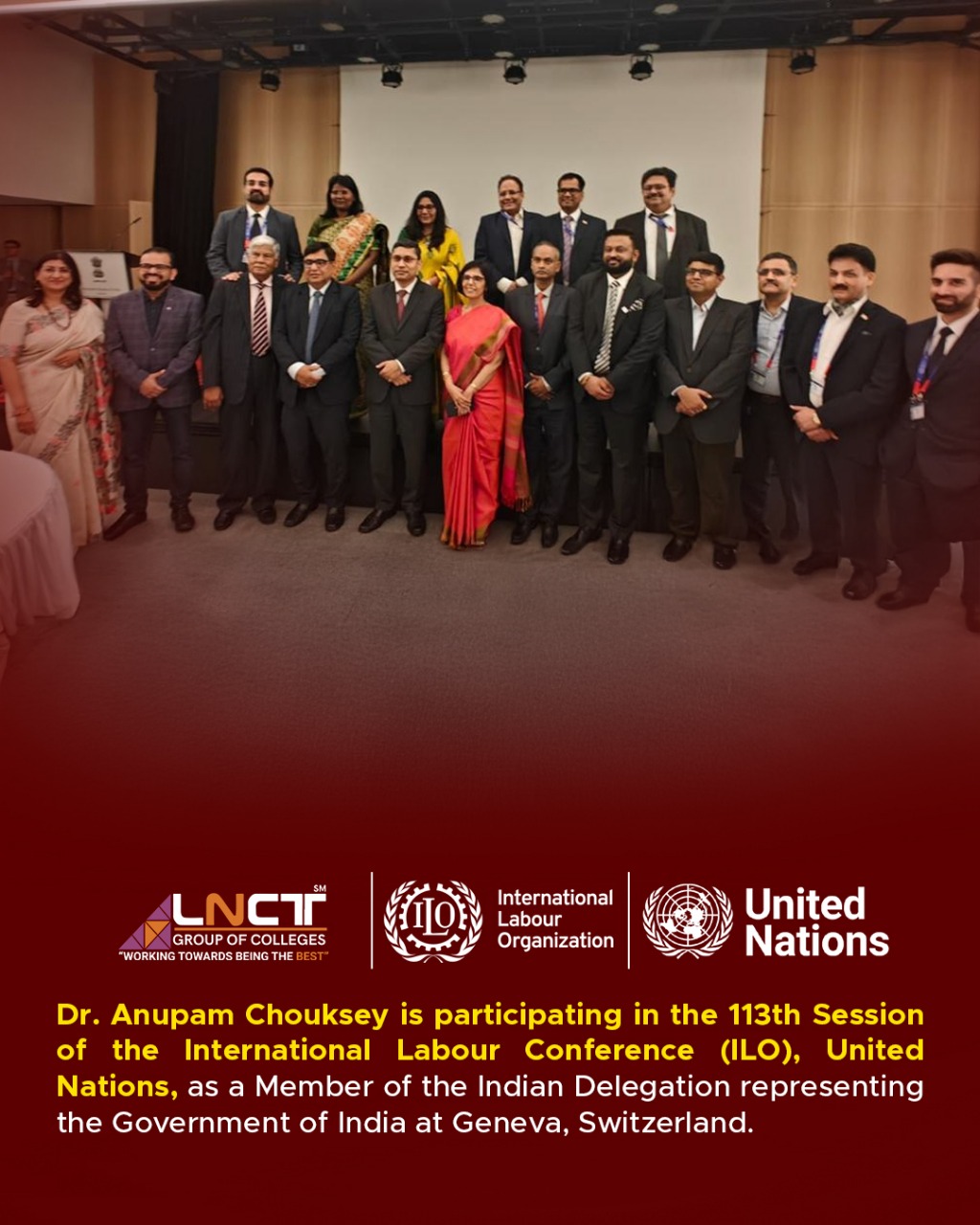 Dr. Anupam Chouksey Represents India On Global Stage At ILC Geneva ...
