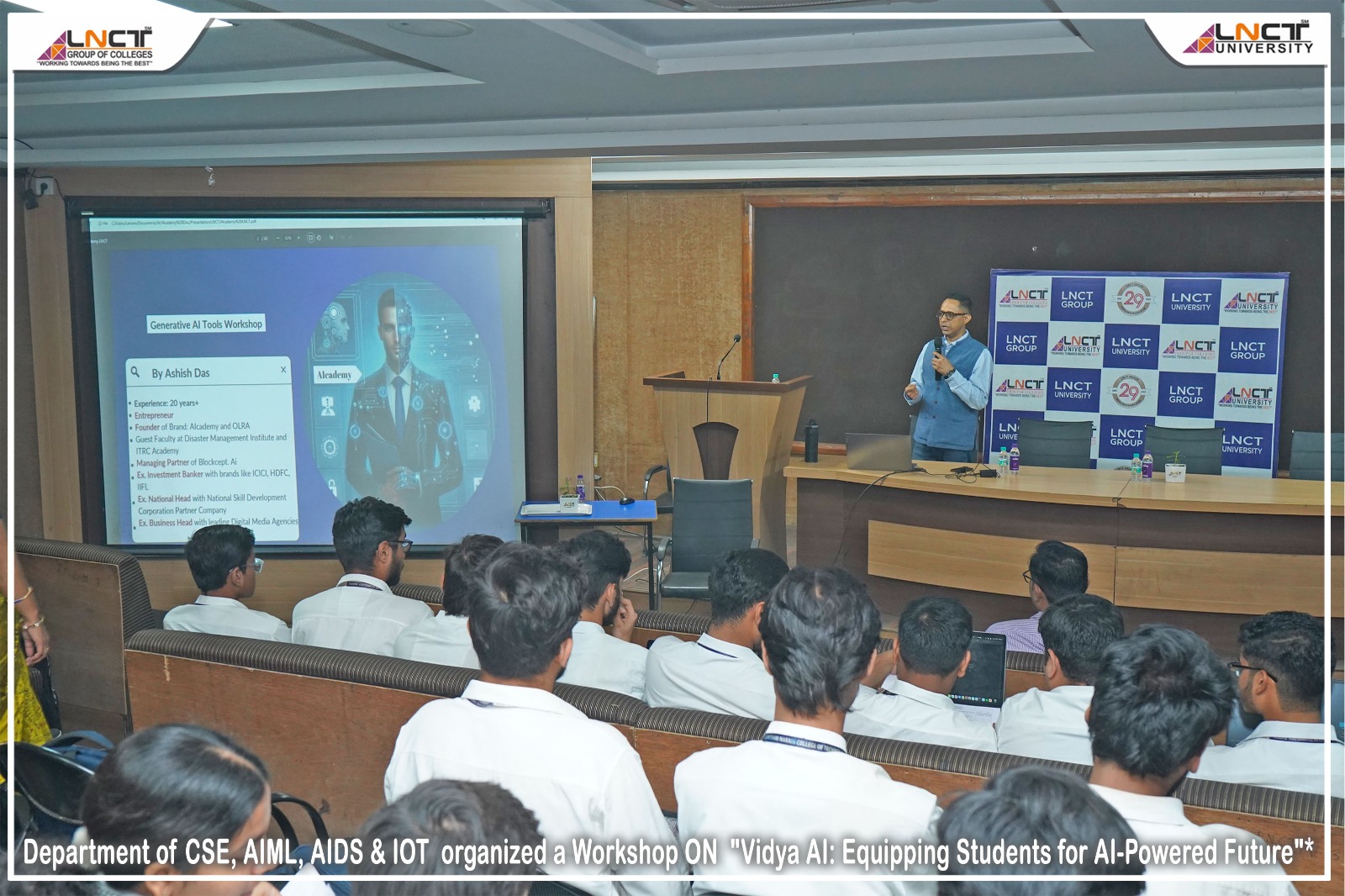 Exclusive Workshop On “Vidya AI: Equipping Students For An AI-Powered Future” | LNCT Group