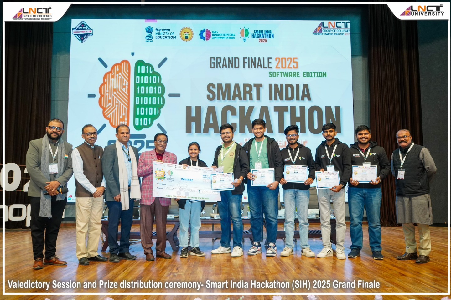 Celebrating Excellence At Smart India Hackathon 2025! | LNCT Group